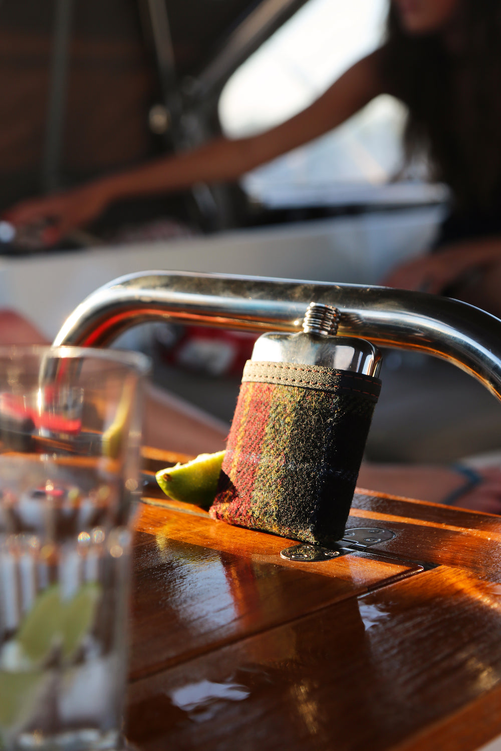 SWIG Hip Flask- Harris Tweed Gift Set – SWIG Hip Flasks